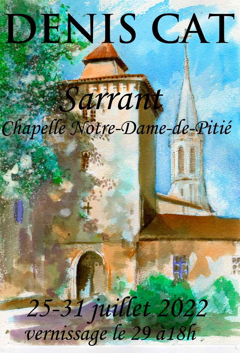 Exposition Denis Cat Mairie Sarrant